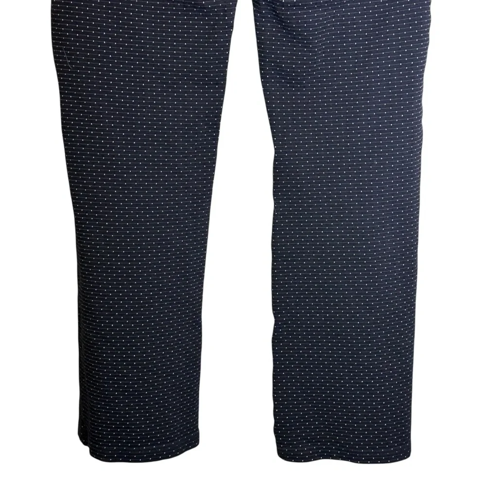 Betabrand | Pants & Jumpsuits | Betabrand Blue White Polka Dot Flare ...
